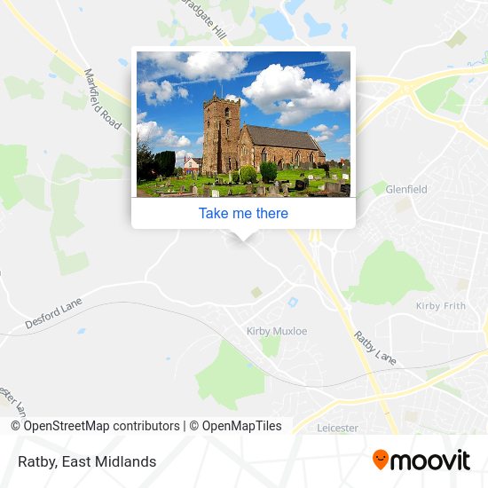 How to Get to Ratby in Hinckley And Bosworth by Bus?