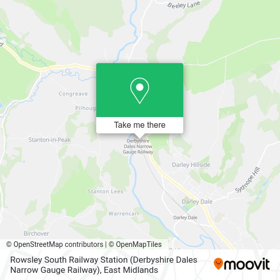 How to get to Rowsley South Railway Station (Derbyshire Dales Narrow ...
