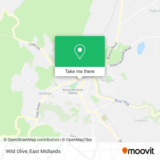 How to get to Wild Olive in East Midlands by Bus or Train?