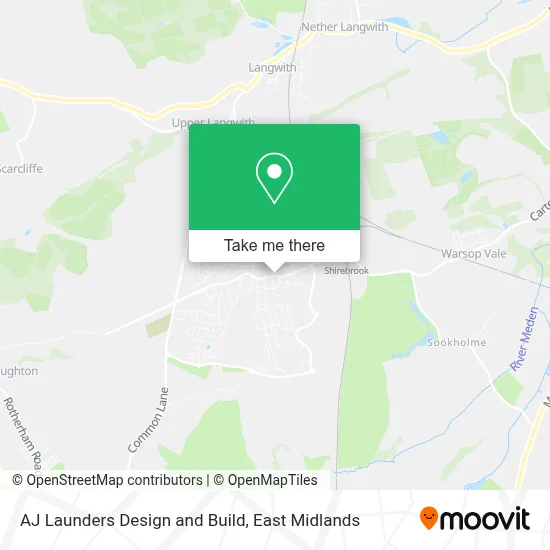 How to Get to AJ Launders Design and Build in Bolsover by Bus or Train?