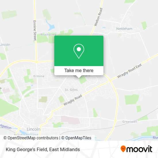 How to Get to King George's Field in Lincoln by Bus or Train?