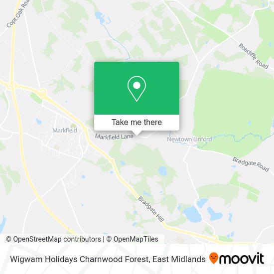 How to Get to Wigwam Holidays Charnwood Forest by Bus?