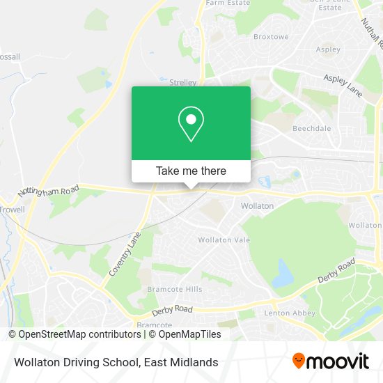 How to get to Wollaton Driving School in Nottingham by bus?