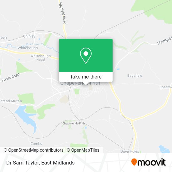 How to Get to Dr Sam Taylor in East Midlands by Bus or Train?