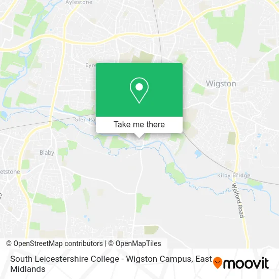 How to Get to South Leicestershire College - Wigston Campus in Oadby ...