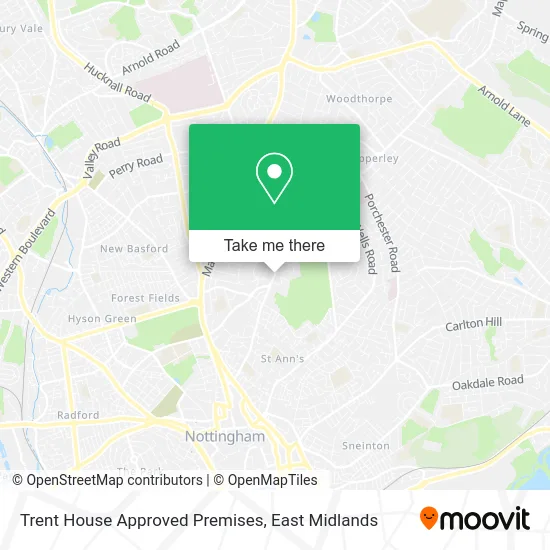 How to Get to Trent House Approved Premises in Nottingham by Bus, Train ...