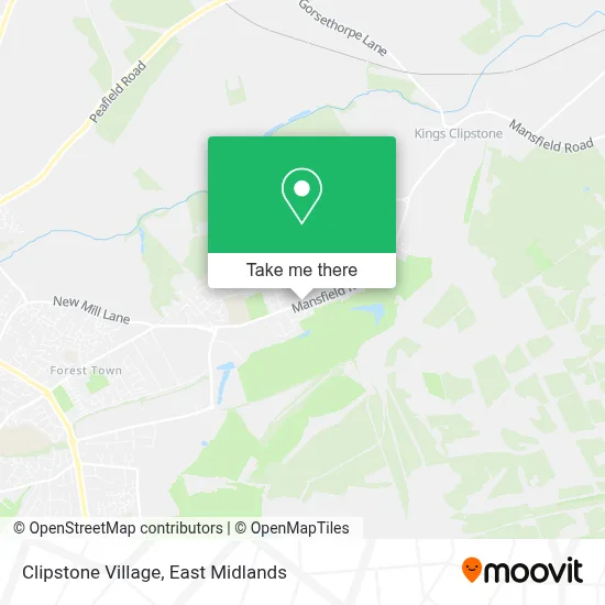 How to Get to Clipstone Village in Newark And Sherwood by Bus or Train?