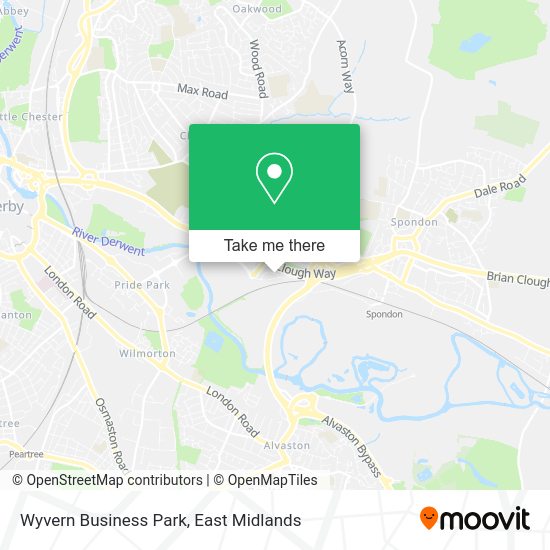 How to Get to Wyvern Business Park in Derby by Bus or Train?