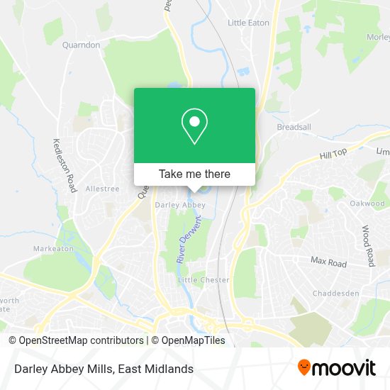 How to Get to Darley Abbey Mills in Derby by Bus or Train?