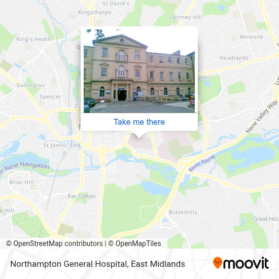How to Get to Northampton General Hospital by Bus?