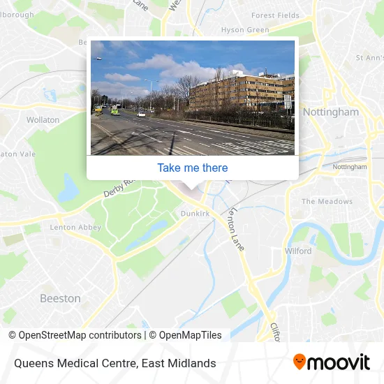 How to Get to Queens Medical Centre in Nottingham by Bus, Light Rail or ...