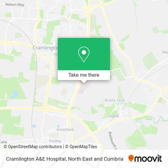 How to Get to Cramlington A&E Hospital in Northumberland by Bus ...