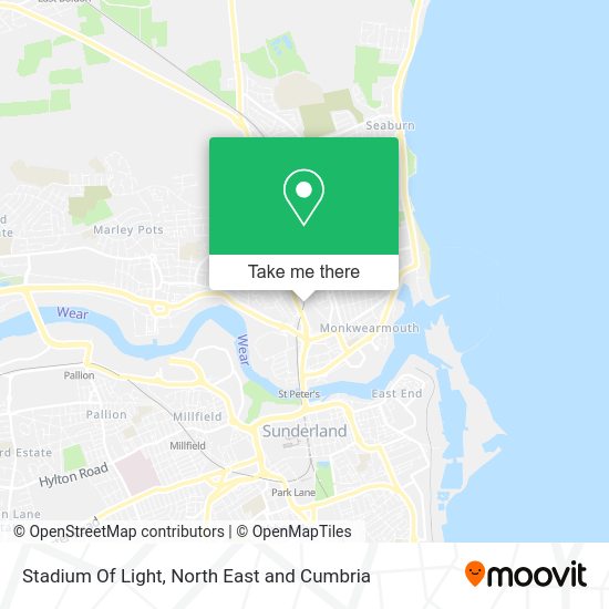 How to Get to Stadium Of Light in Sunderland by Bus or Underground?