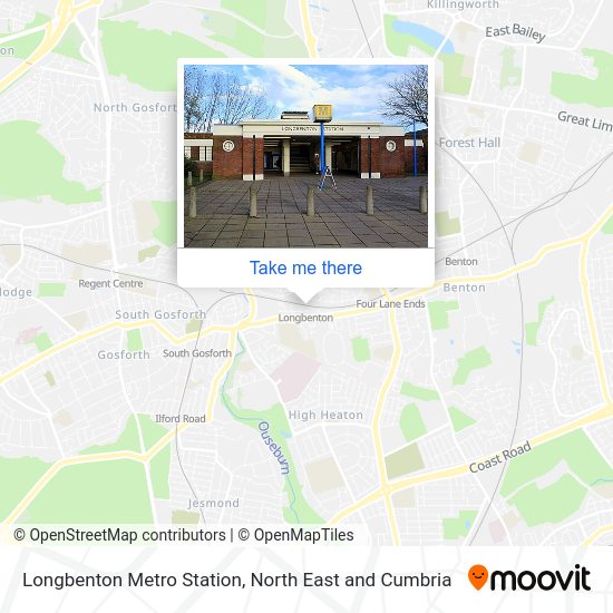 How to Get to Longbenton Metro Station in North Tyneside by Bus or ...
