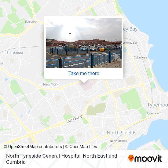 How to Get to North Tyneside General Hospital by Bus or Underground?