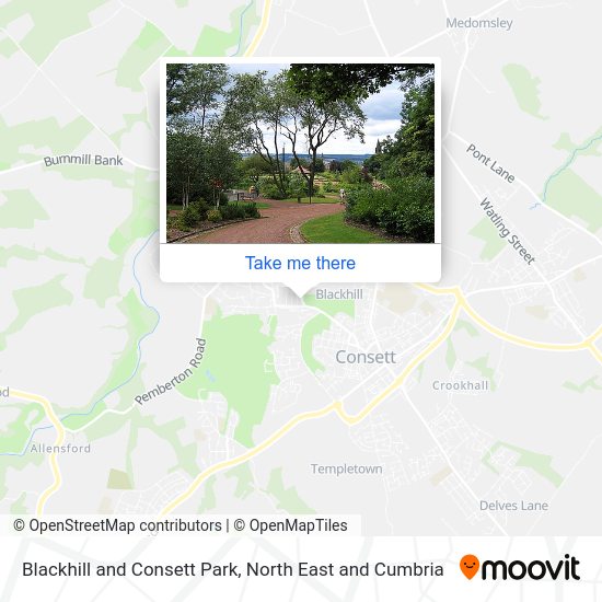 How to Get to Blackhill and Consett Park in County Durham by Bus?