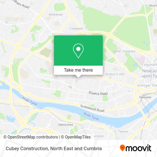 How to get to Cubey Construction in Newcastle Upon Tyne by bus ...