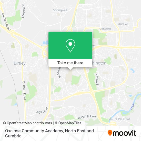How to Get to Oxclose Community Academy in Sunderland by Bus or ...