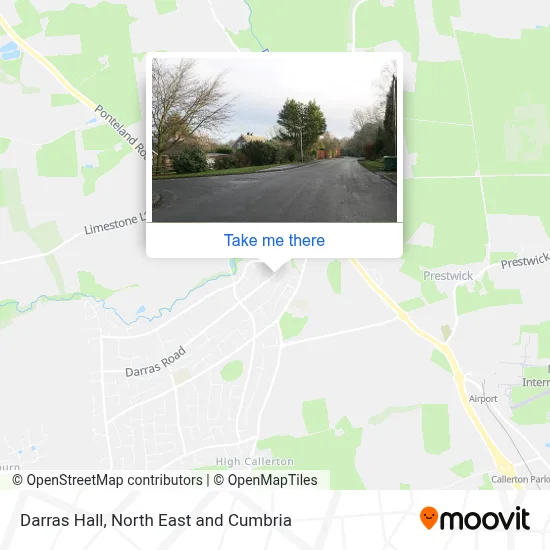 How to Get to Darras Hall in Northumberland by Bus or Underground?