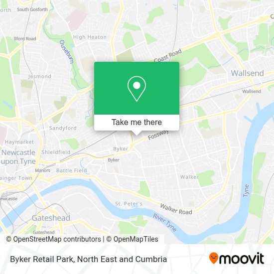 How to Get to Byker Retail Park in Newcastle Upon Tyne by Bus ...