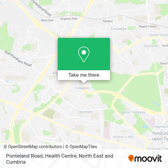 How to Get to Ponteland Road, Health Centre in Newcastle Upon Tyne by ...