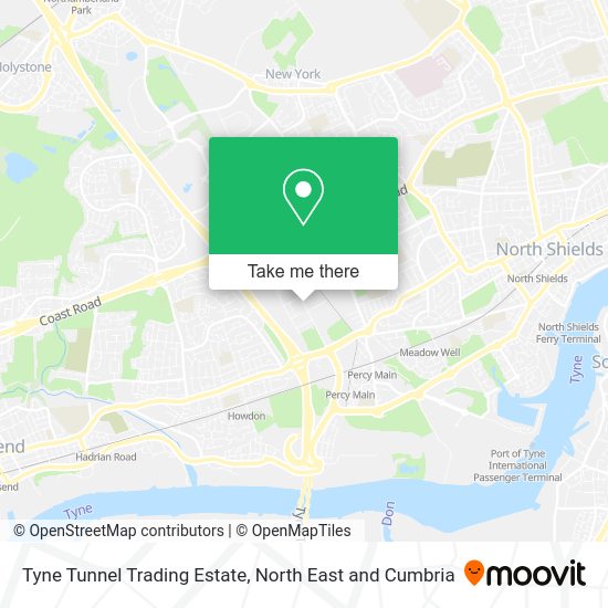 How to Get to Tyne Tunnel Trading Estate in North Tyneside by Bus or ...