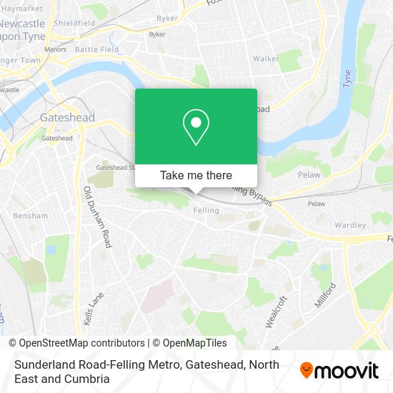 How to Get to Sunderland Road-Felling Metro, Gateshead by Bus ...