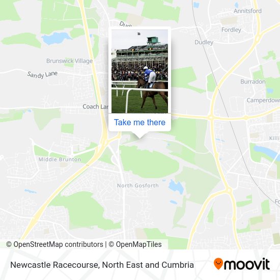 How to Get to Newcastle Racecourse in Newcastle Upon Tyne by Bus or ...