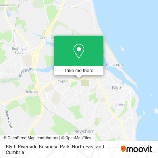 How to Get to Blyth Riverside Business Park in Northumberland by Bus?