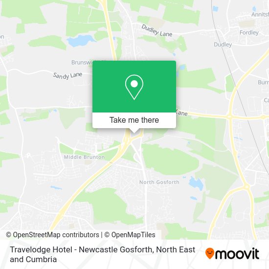 How to Get to Travelodge Hotel - Newcastle Gosforth in Newcastle Upon ...