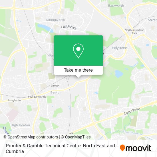 How to Get to Procter & Gamble Technical Centre in North Tyneside by ...
