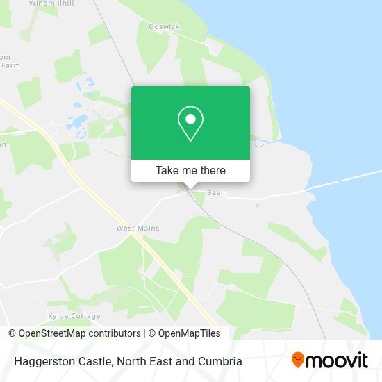 How to Get to Haggerston Castle in Northumberland by Bus?