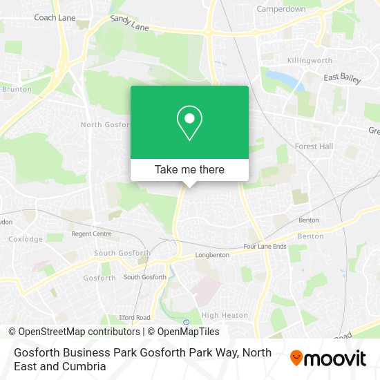 How to Get to Gosforth Business Park Gosforth Park Way in North ...