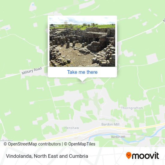 How to Get to Vindolanda in Northumberland by Bus or Train?