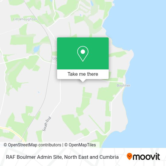 How to Get to RAF Boulmer Admin Site in Northumberland by Bus?