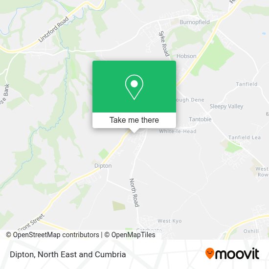 How to Get to Dipton in County Durham by Bus?