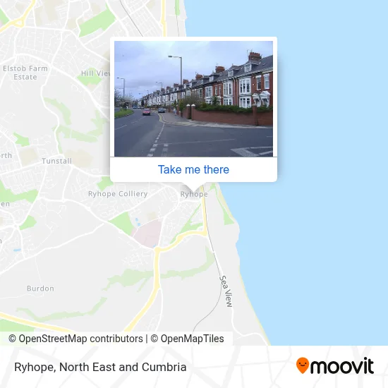 How to Get to Ryhope in Sunderland by Bus?