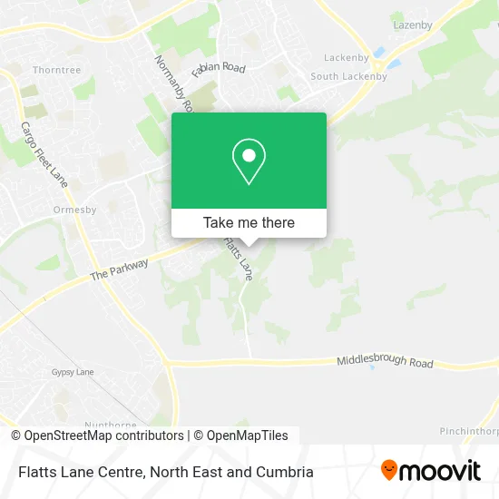 How to Get to Flatts Lane Centre in Redcar And Cleveland by Bus?