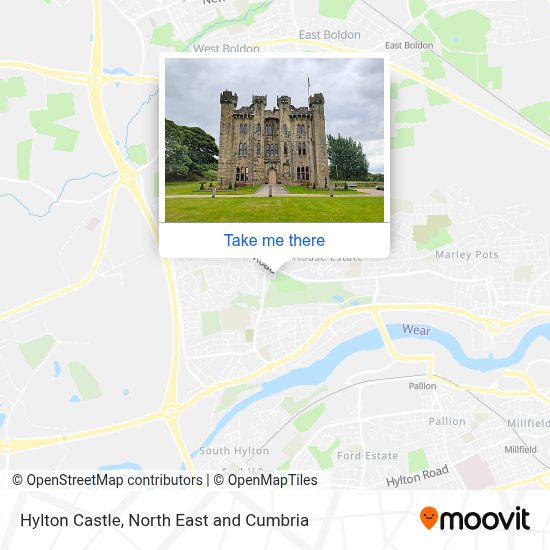 How to Get to Hylton Castle in Sunderland by Bus or Underground?