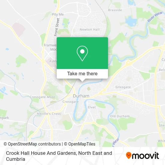 How to Get to Crook Hall House And Gardens in County Durham by Bus or ...