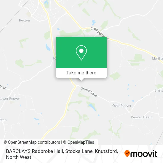 How to Get to BARCLAYS Radbroke Hall, Stocks Lane, Knutsford in Over ...