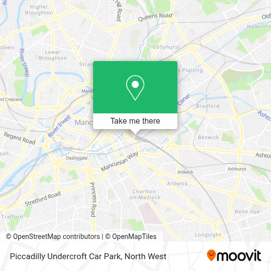How to Get to Piccadilly Undercroft Car Park in Manchester by Bus ...