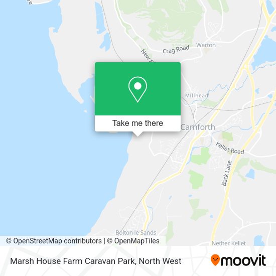 How to Get to Marsh House Farm Caravan Park in Carnforth by Bus or Train?