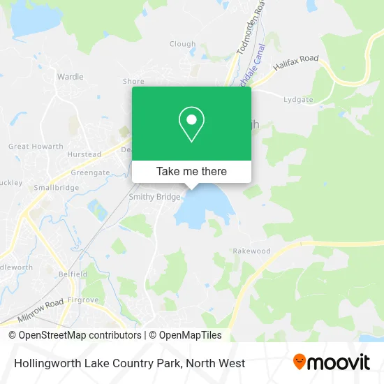 How to Get to Hollingworth Lake Country Park in Smithy Bridge by Bus ...