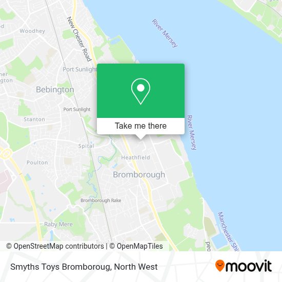 How to Get to Smyths Toys Bromboroug in Bromborough by Bus or Train?