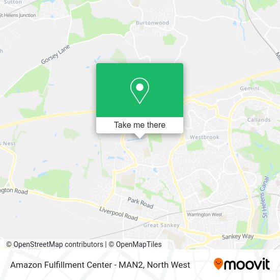 How to Get to Amazon Fulfillment Center - MAN2 in Warrington by Bus or ...