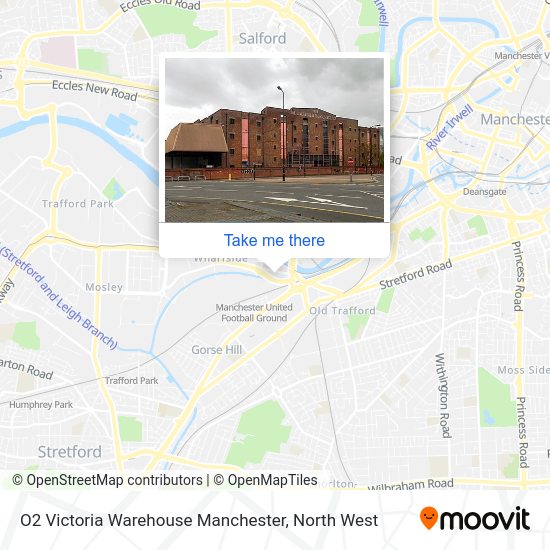 How to Get to O2 Victoria Warehouse Manchester in Trafford Bar by Bus ...