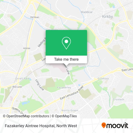 How to Get to Fazakerley Aintree Hospital by Bus or Train?