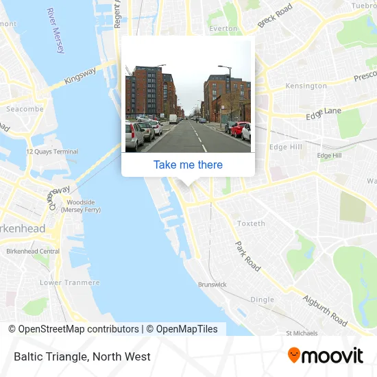 How to Get to Baltic Triangle in Liverpool by Bus or Train?