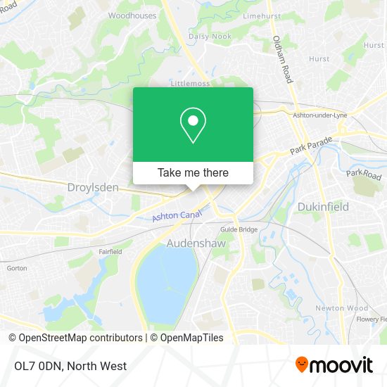 How to Get to OL7 0DN in Audenshaw by Bus, Light Rail or Train?